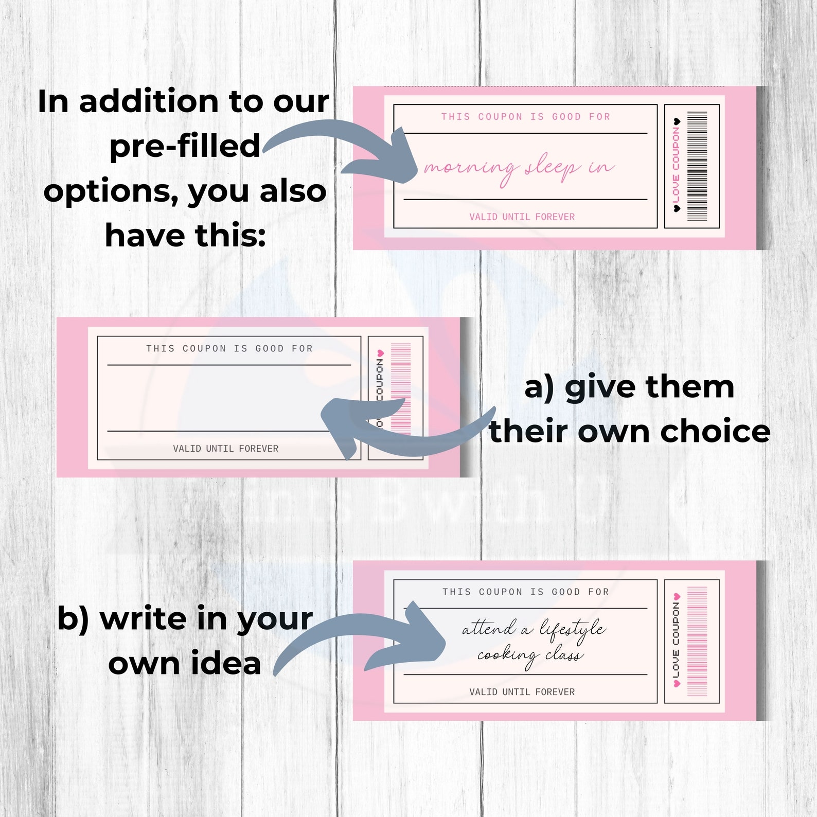 Printable Love Coupons Instant Download PDF Couple Coupon Book ...