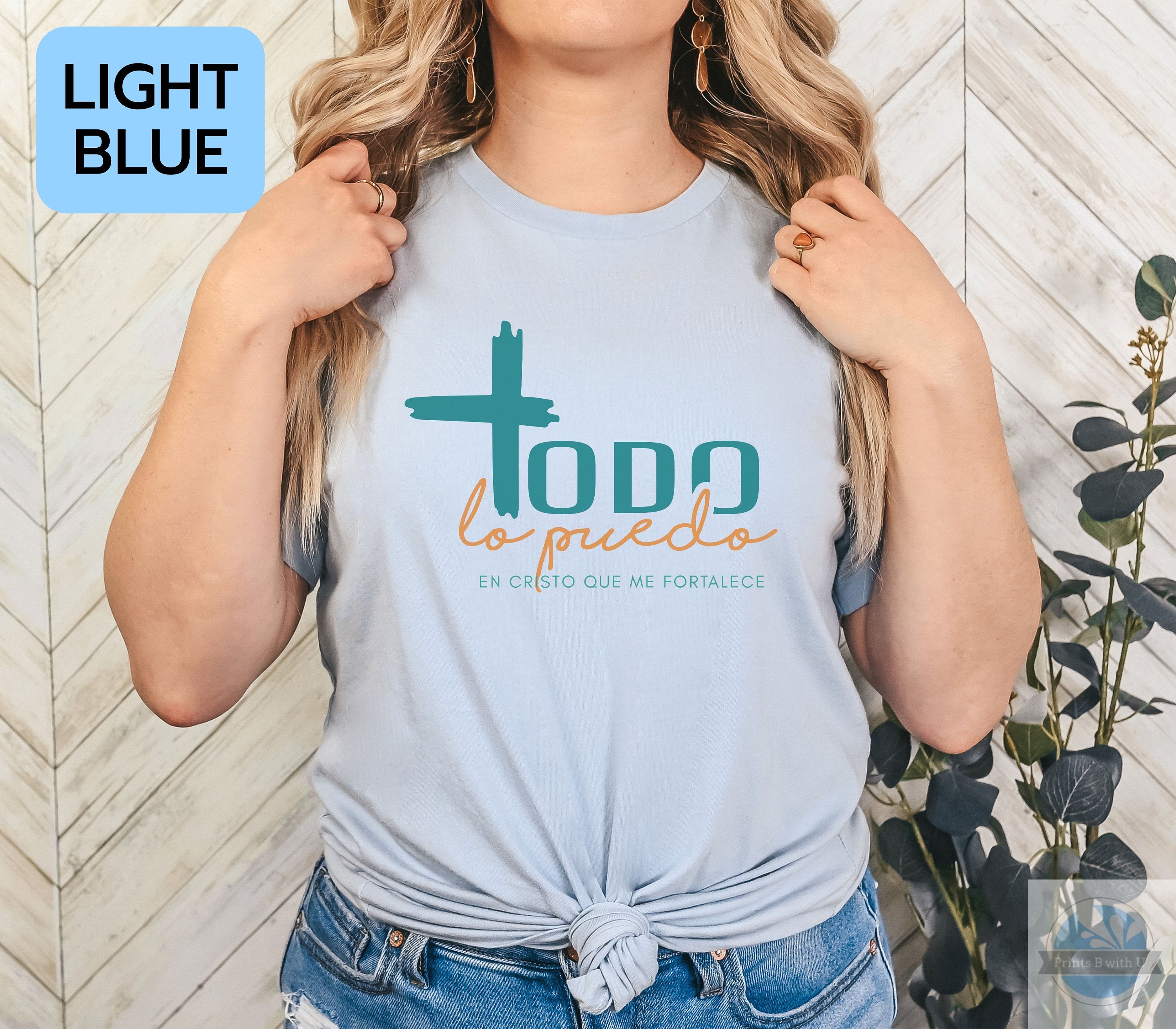 Spanish Shirt Catholic Gift Religious Latina Tshirt Mexican Bible Quote ...