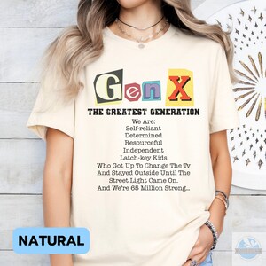 Gen X Shirt, Vintage Classic Generation X Quote Tee, Funny Sarcastic ...