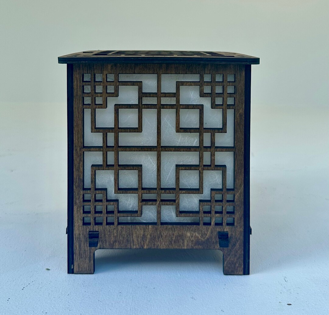 Asian Lamp With Traditional Patterns A Lamp That Goes Well With Various ...