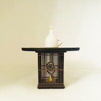 Korean Traditional Hanok Roof Table Lamp – Wooden Lattice Design Mood ...