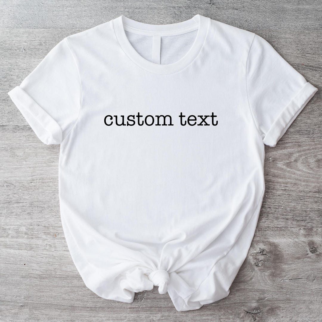 Custom the Office Inspired T-shirt - Personalized Text Tee | Unique TV ...