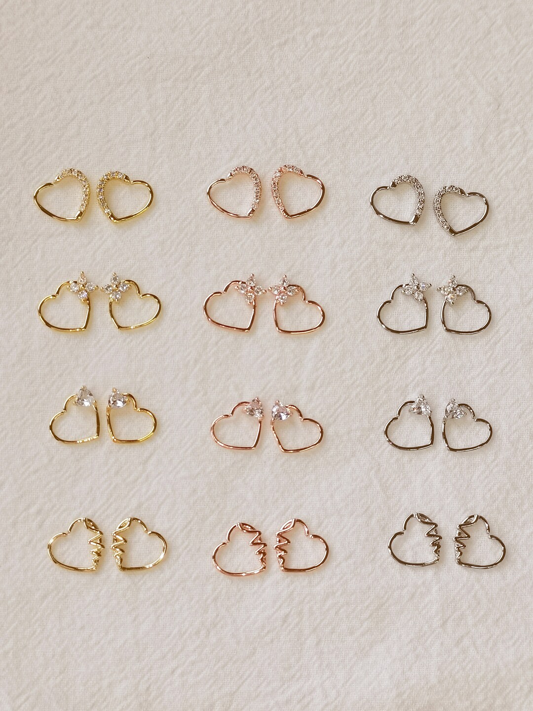 20G Heart Shaped Daith Earring, Heart Daith Tragus Helix Piercing Hoop ...