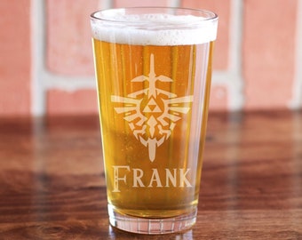 Legend of Zelda Beer Glass - Etsy