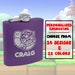 Custom Wario Flask, Engraved Wario Flask, Mario Brothers Gift, Wario ...