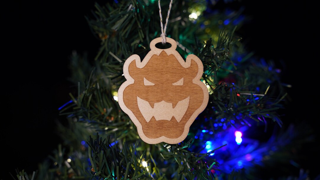 Bowser Ornament - Mario Bowser Christmas Ornament - Gamer Gift - Bowser ...