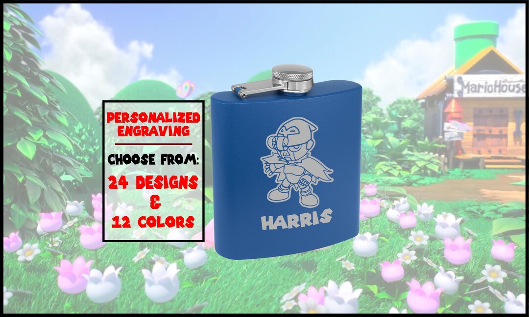 Geno Flask, Super Mario RPG Flask, Mario Gift, Blue Flask, Super Mario ...