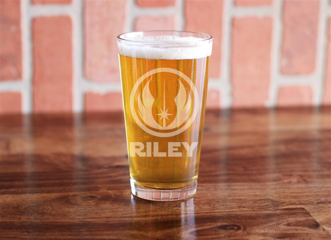 Jedi Pint Glass, Jedi Academy, Jedi Order, Jedi, Jedi Gift ...