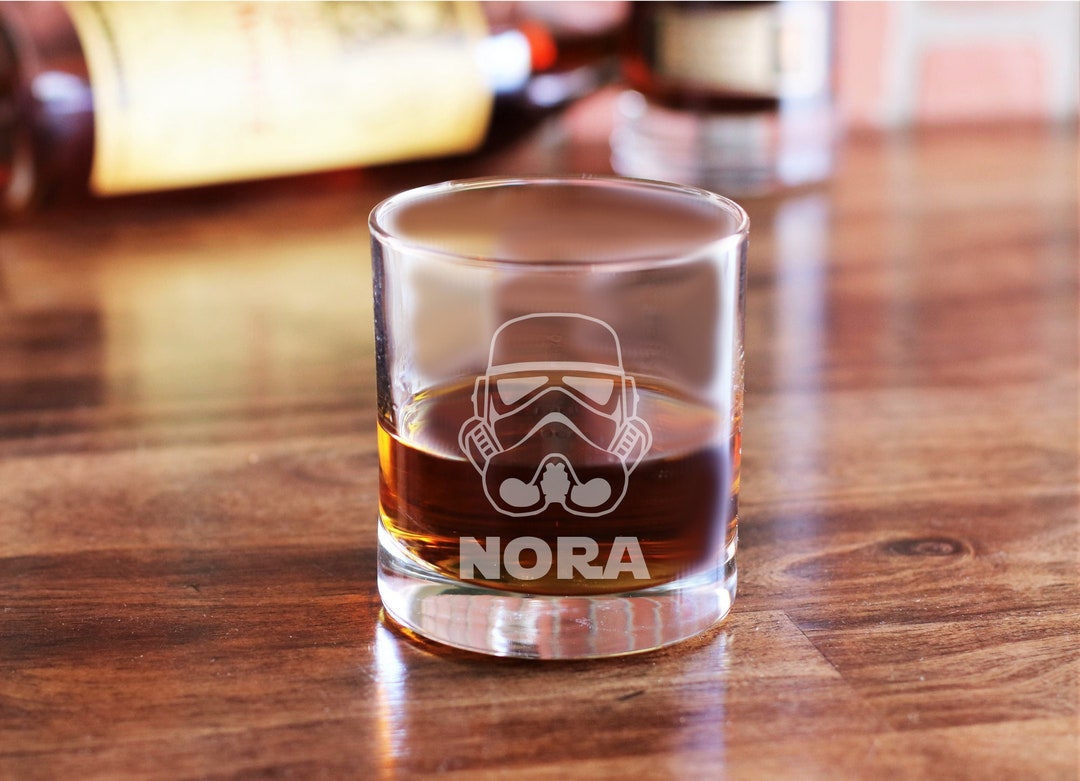 Stormtrooper Whiskey Glass, Storm Trooper Glass, Star Wars Glass ...