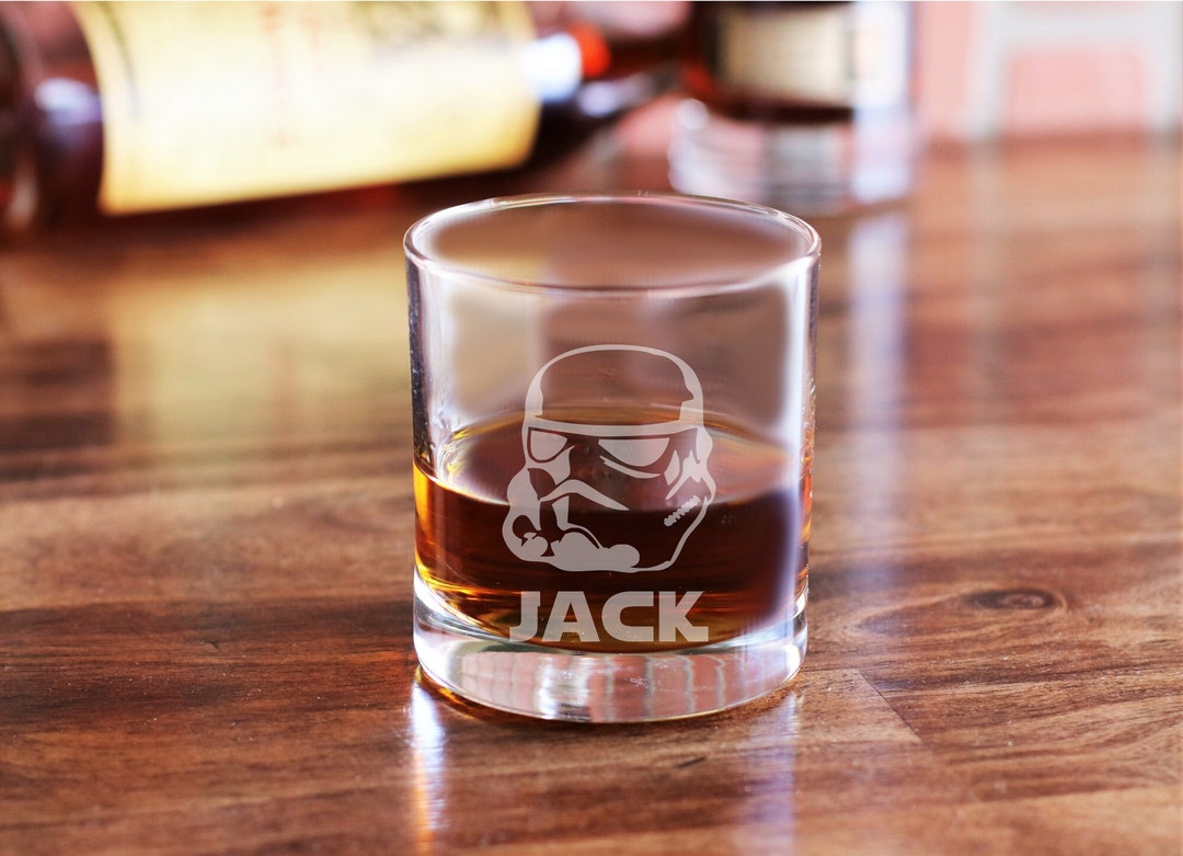 Stormtrooper Glass, Storm Trooper Whiskey Glass, Starwars Glass ...