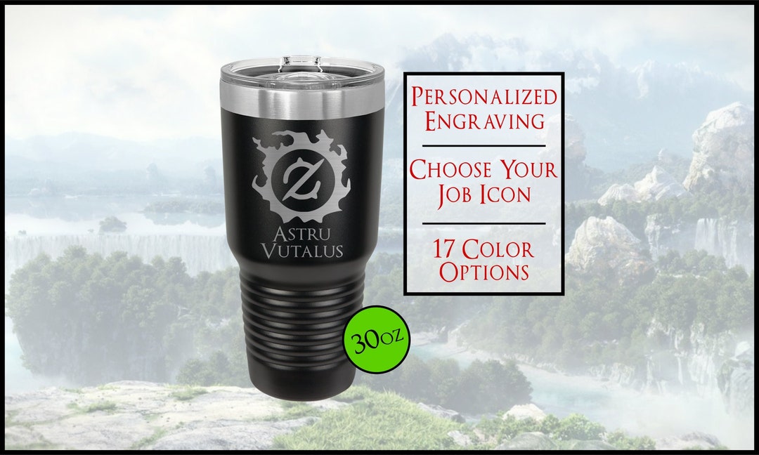 Final Fantasy XIV Tumbler, Custom Final Fantasy XIV Travel Mug, Final ...