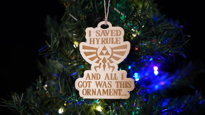 Zelda Wind Waker Ornament - Zelda Christmas Ornament - Gamer Gift ...