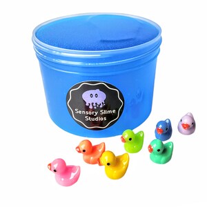 Little Rainbow Duck Slime, Clear Slime With 7 Colorful, Cute,& Bright ...