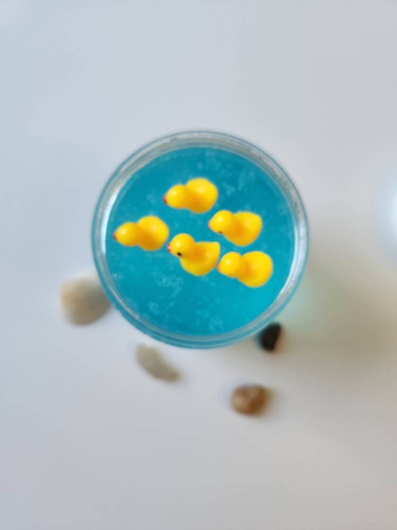 Five Little Ducks Slime Clear Slime With 5 Duck Charms Cute - Etsy