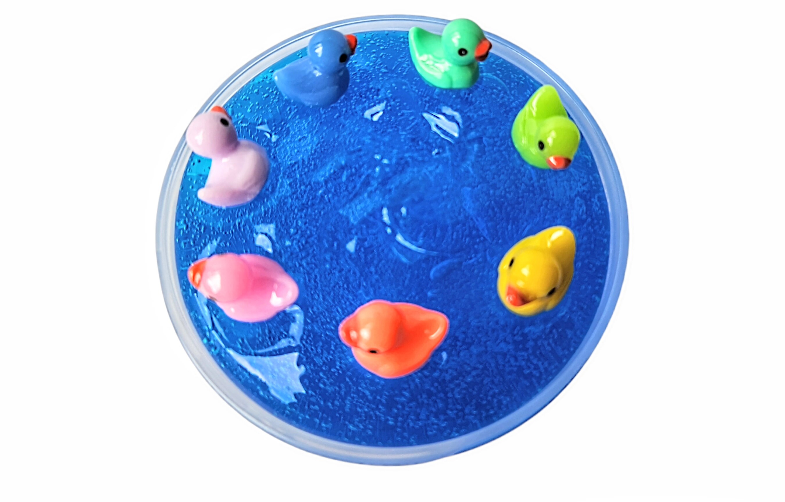 Little Rainbow Duck Slime, Clear Slime With 7 Colorful, Cute,& Bright ...