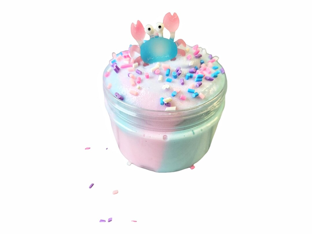 It's Okay to Be a Crab Slime, Cotton Candy Scented Cloud Slime, Slime ...