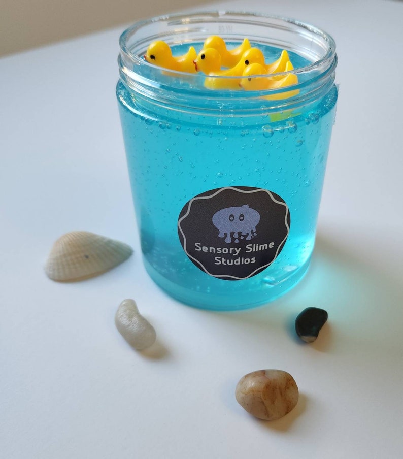 Five Little Ducks Slime Clear Slime With 5 Duck Charms Cute - Etsy