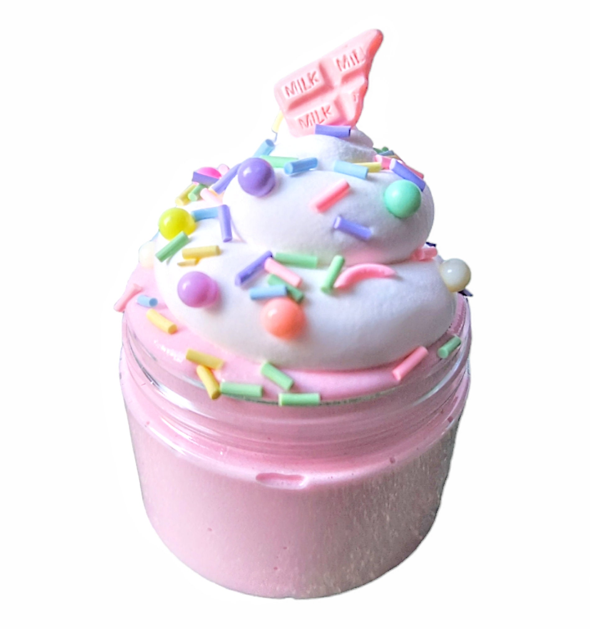 Sweet Strawberry Smoothie Slime, DIY Cloud & Clay Slime Gift for Her or ...