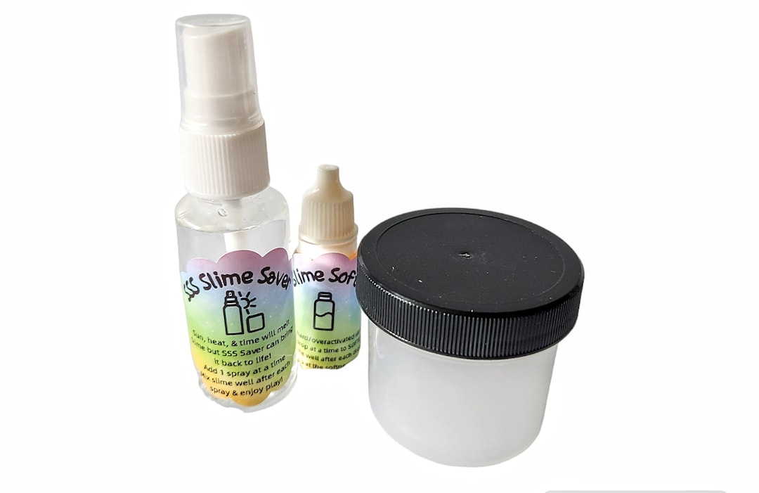 Slime Saver Kit, Slime Activator & Softener, Keeps Slime Fresh and ...