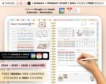 Notion Template 2024, 2025, 2026, Undated Digital Planner, Digital ...