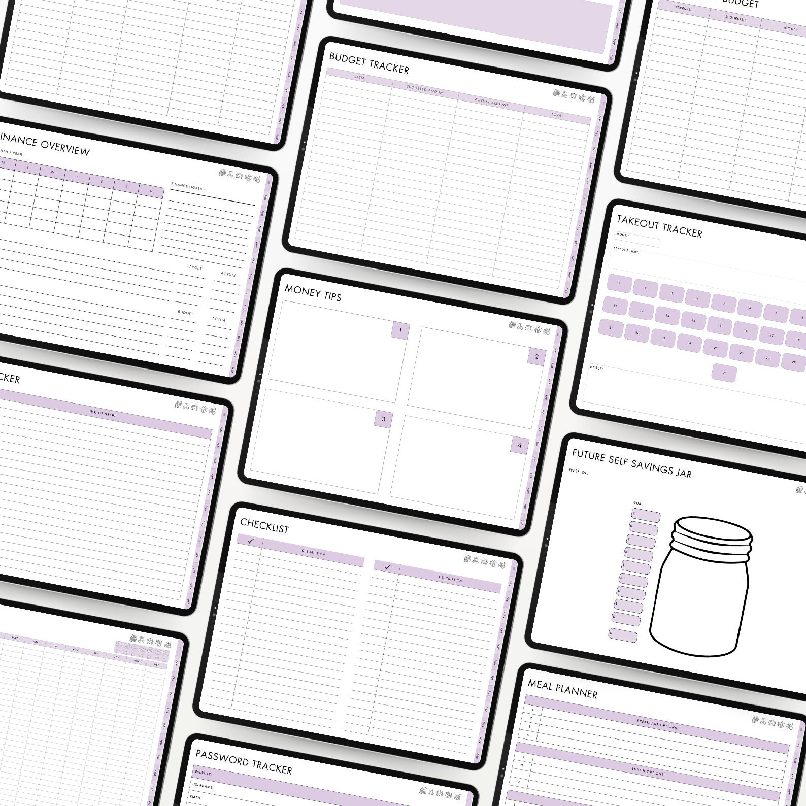 All-in-one Digital Planner 2024, 2025, 2026, Undated Digital Planner ...