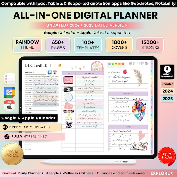 iPad Planner - Etsy
