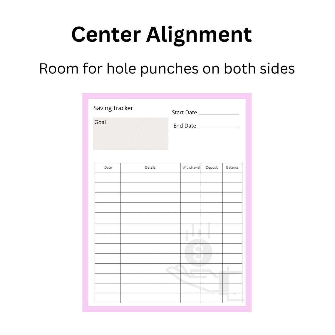 Savings Tracker Printable, Money Tracker, Savings Tracker Kid, Savings ...