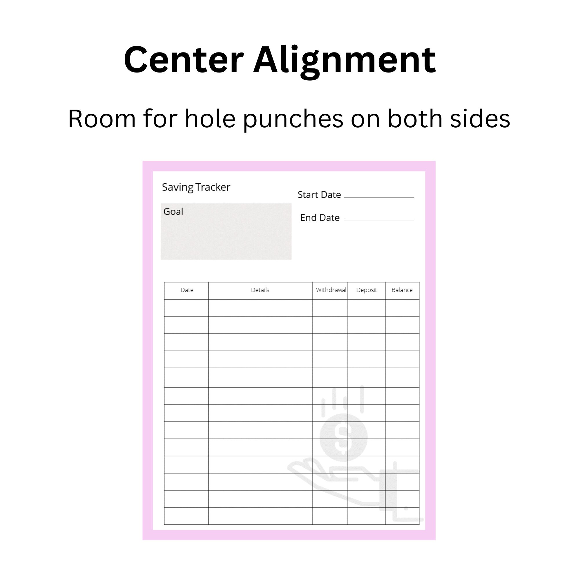 Savings Tracker Printable, Money Tracker, Savings Tracker Kid, Savings ...