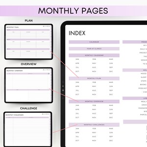 All-in-one Digital Planner 2024, 2025, 2026, Undated Digital Planner ...