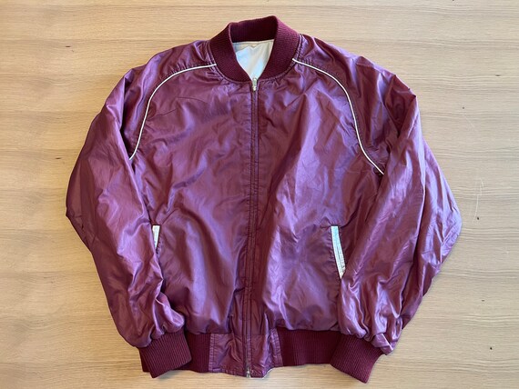Vintage Two-Tone Reversible Bomber Jacket - Gem
