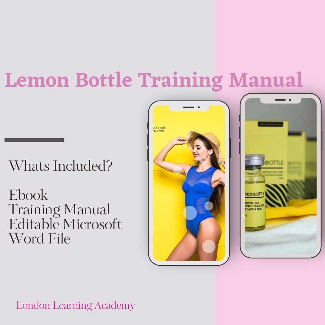 Lemon Bottle Fat Dissolving Injections Training Manual Editable Word ...