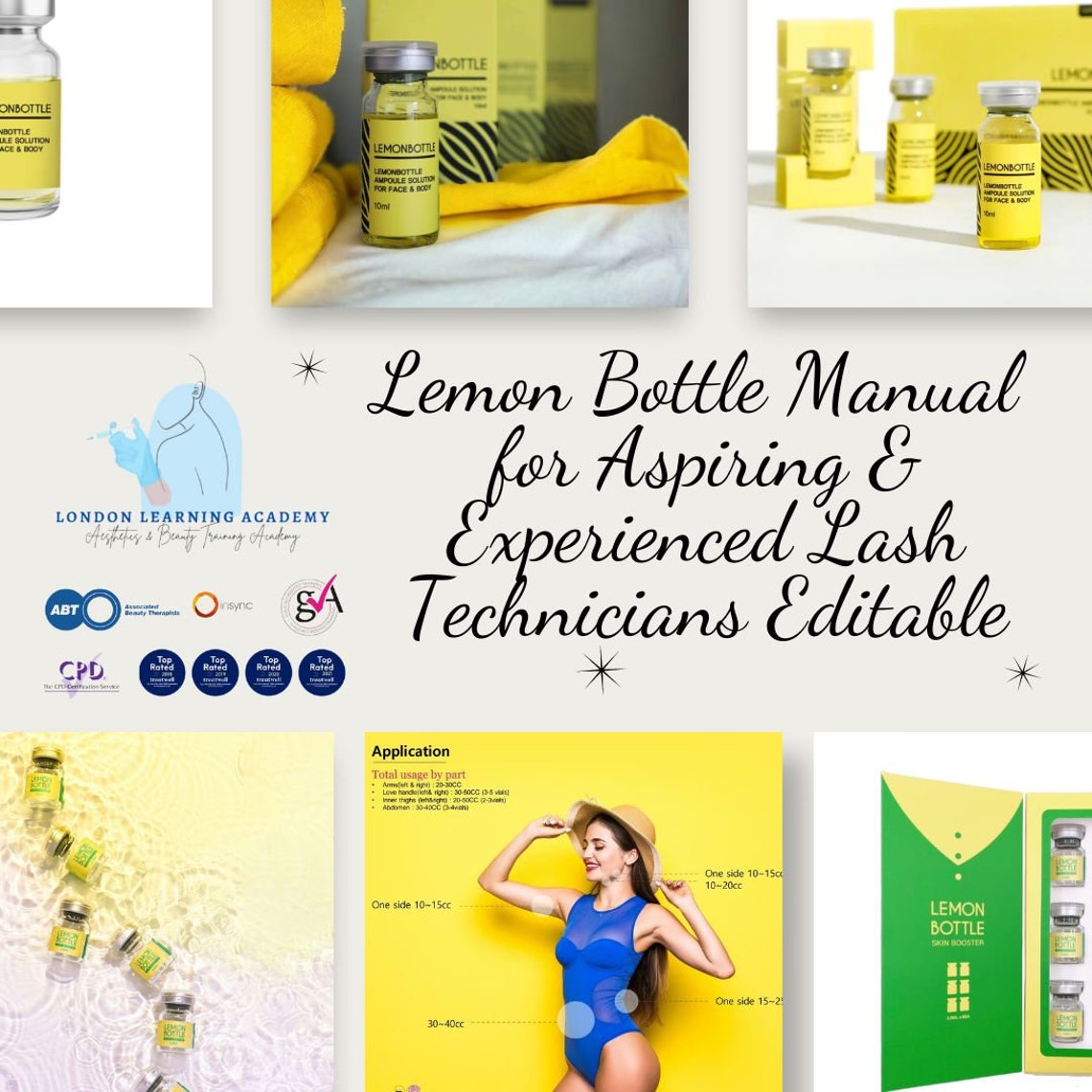 Lemon Bottle Fat Dissolving Injections Training Manual Editable Word ...
