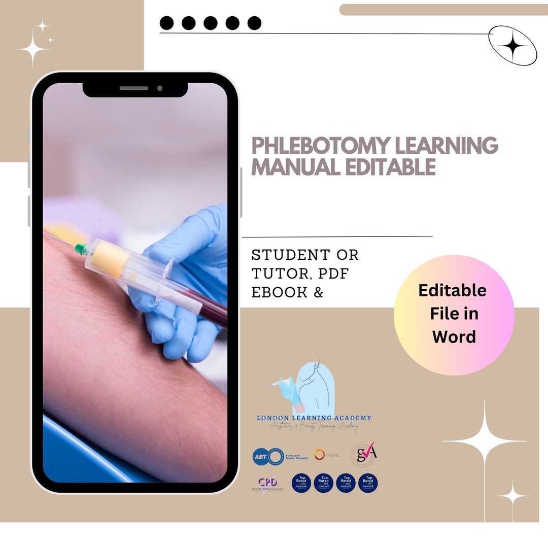 Learn Phlebotomy - Comprehensive Guide for Medical Professionals and ...