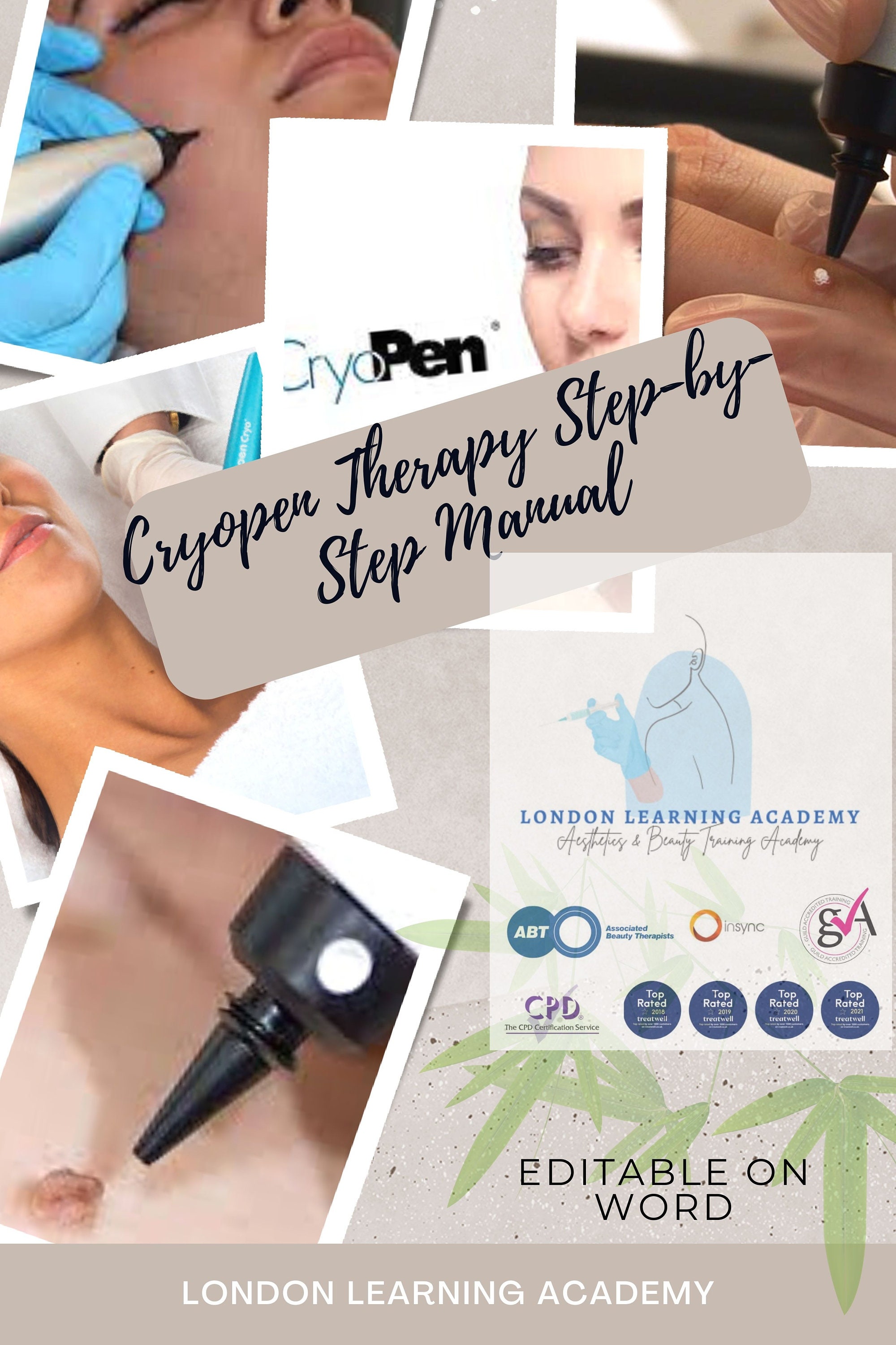 Cryopen Therapy Manual EDITABLE - Etsy