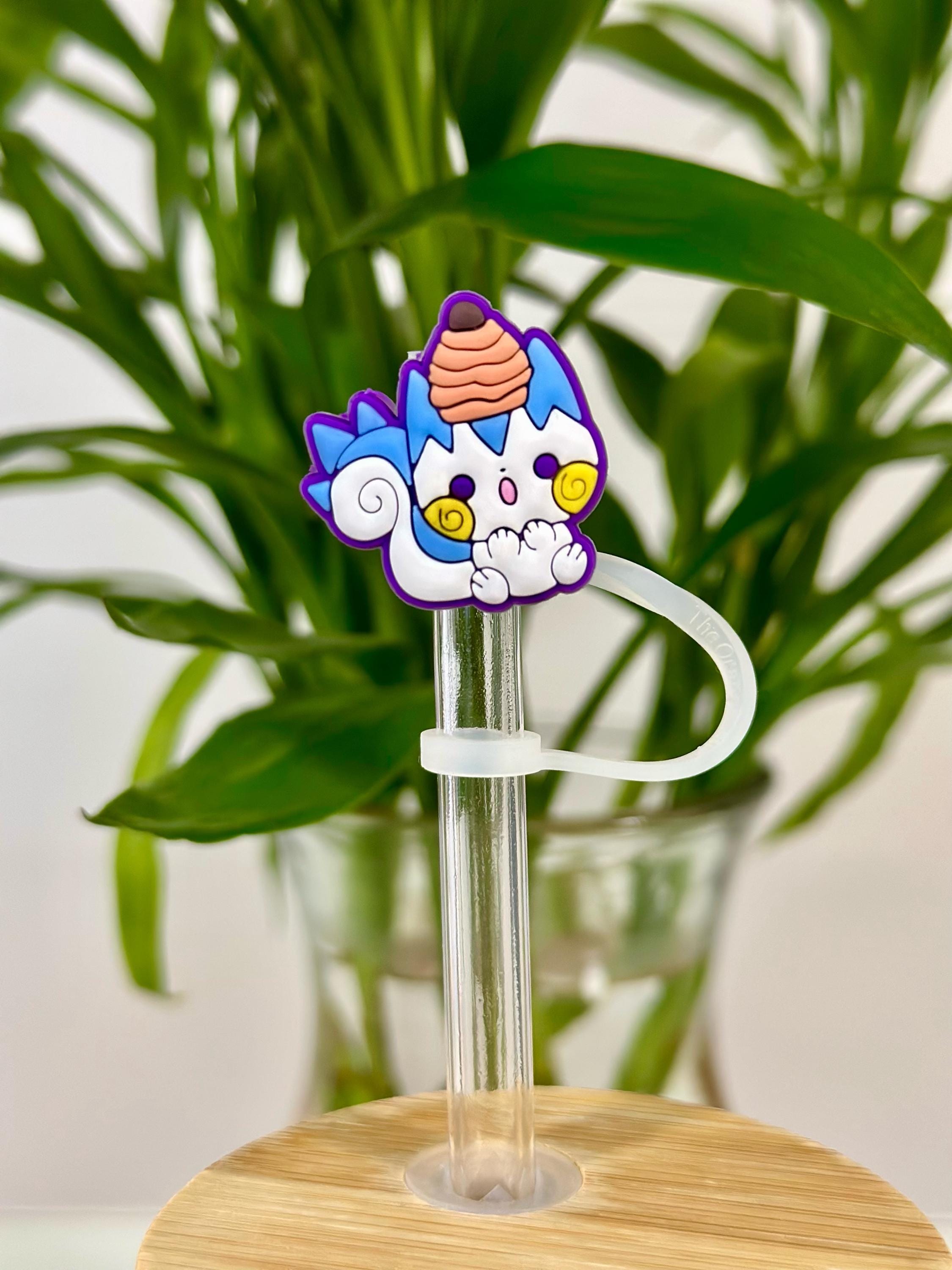 Poke Mon Anime Silicone Straw Cover | Stanley Straw Cap | Eeveelution ...