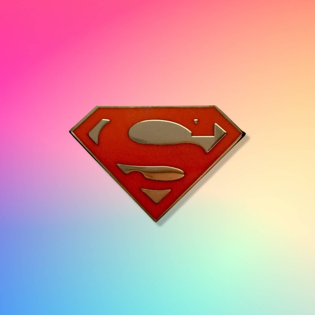 Superman Enamel Pin for Backpack Pin for Bag Pin for Purse - Etsy