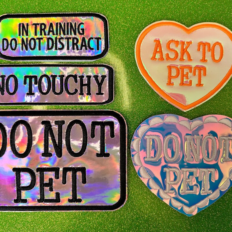 Do Not Pet Patch - Etsy