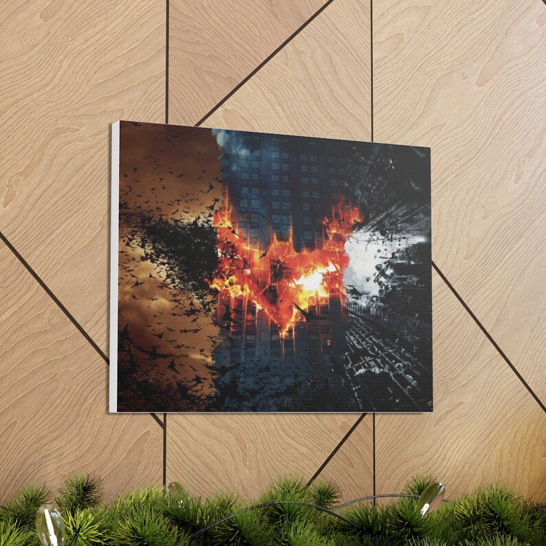 The Dark Knight Trilogy Bat Symbol Christian Bale & - Etsy