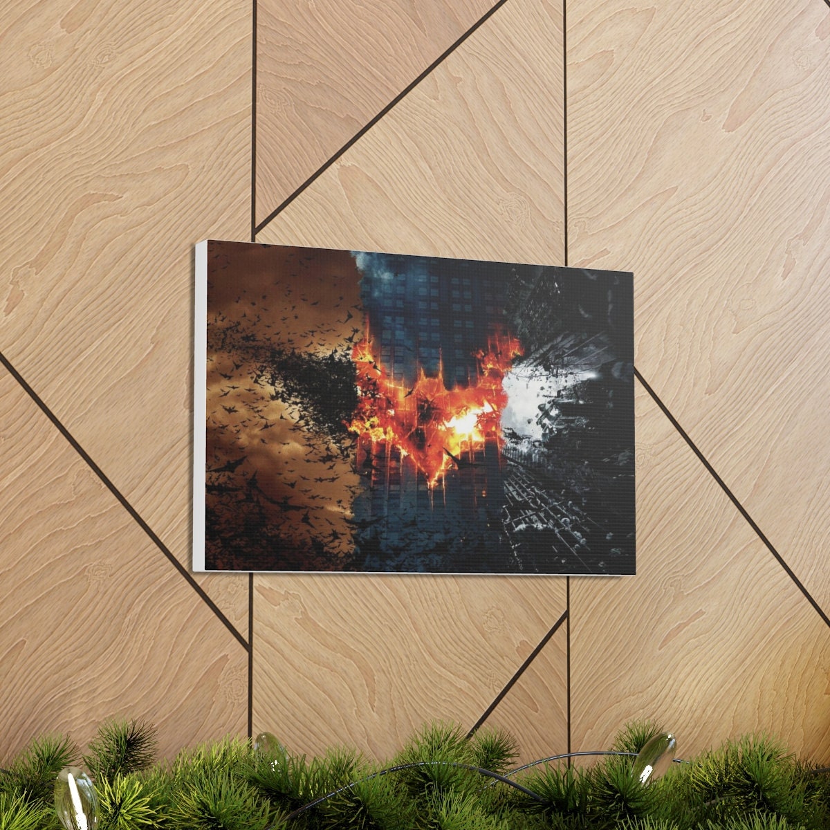 The Dark Knight Trilogy Bat Symbol Christian Bale & - Etsy