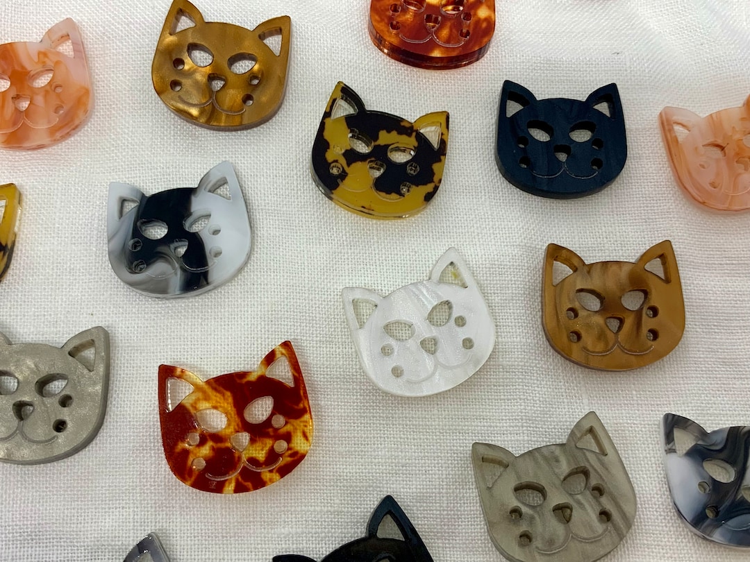 Big Cats! Sewing Buttons - Etsy