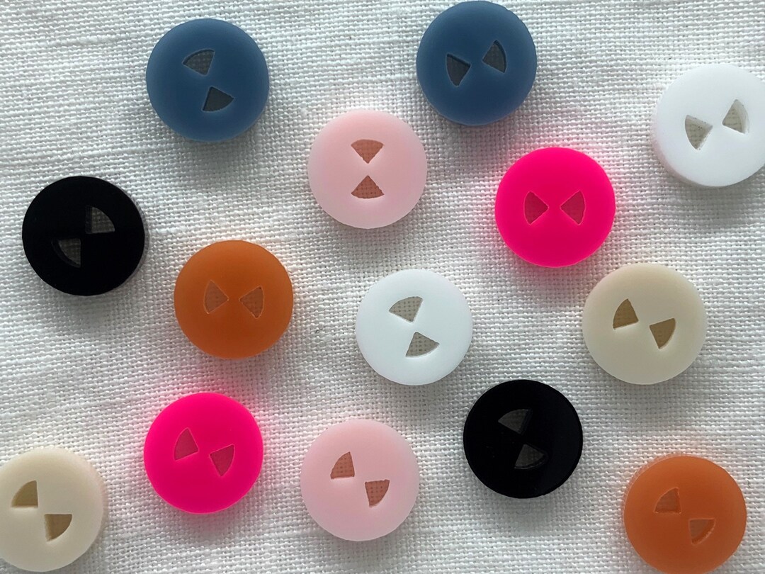 Round Slice of Pie Buttons, 12mm set of 6 - Etsy