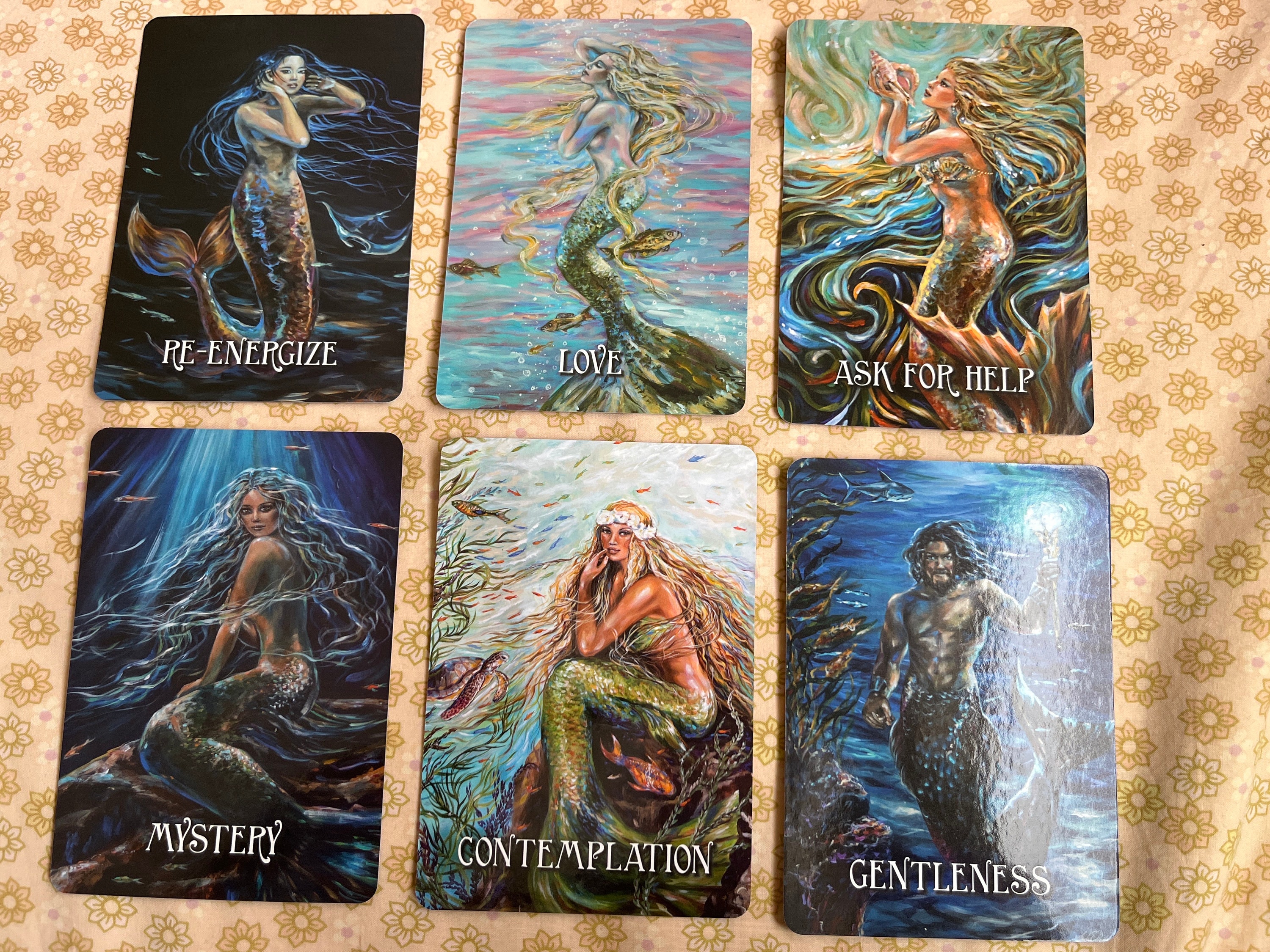 Message From the Mermaids Deck Oracle Reading - 1 Card - Etsy