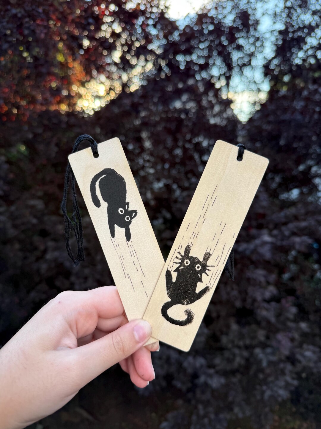 Cat Scratch Bookmark - Etsy