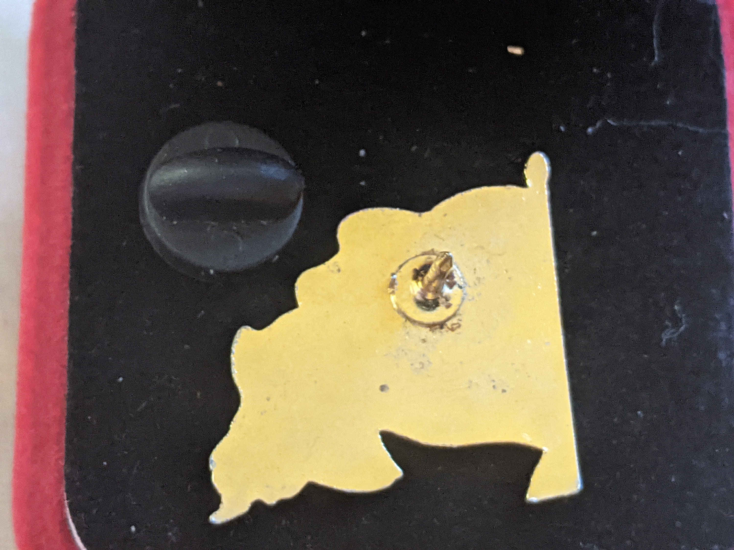 Waving American Flag With Pole PVC Rubber Backed Lapel Pin - Etsy