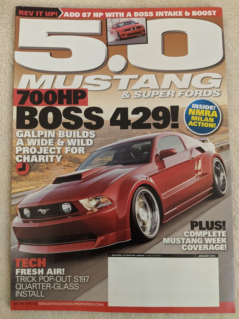 5.0 Mustang & Super Fords Magazines - Etsy