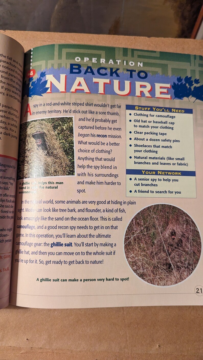 Spy University - the Spy's Guide to Scouting and Reconnaissance - Etsy