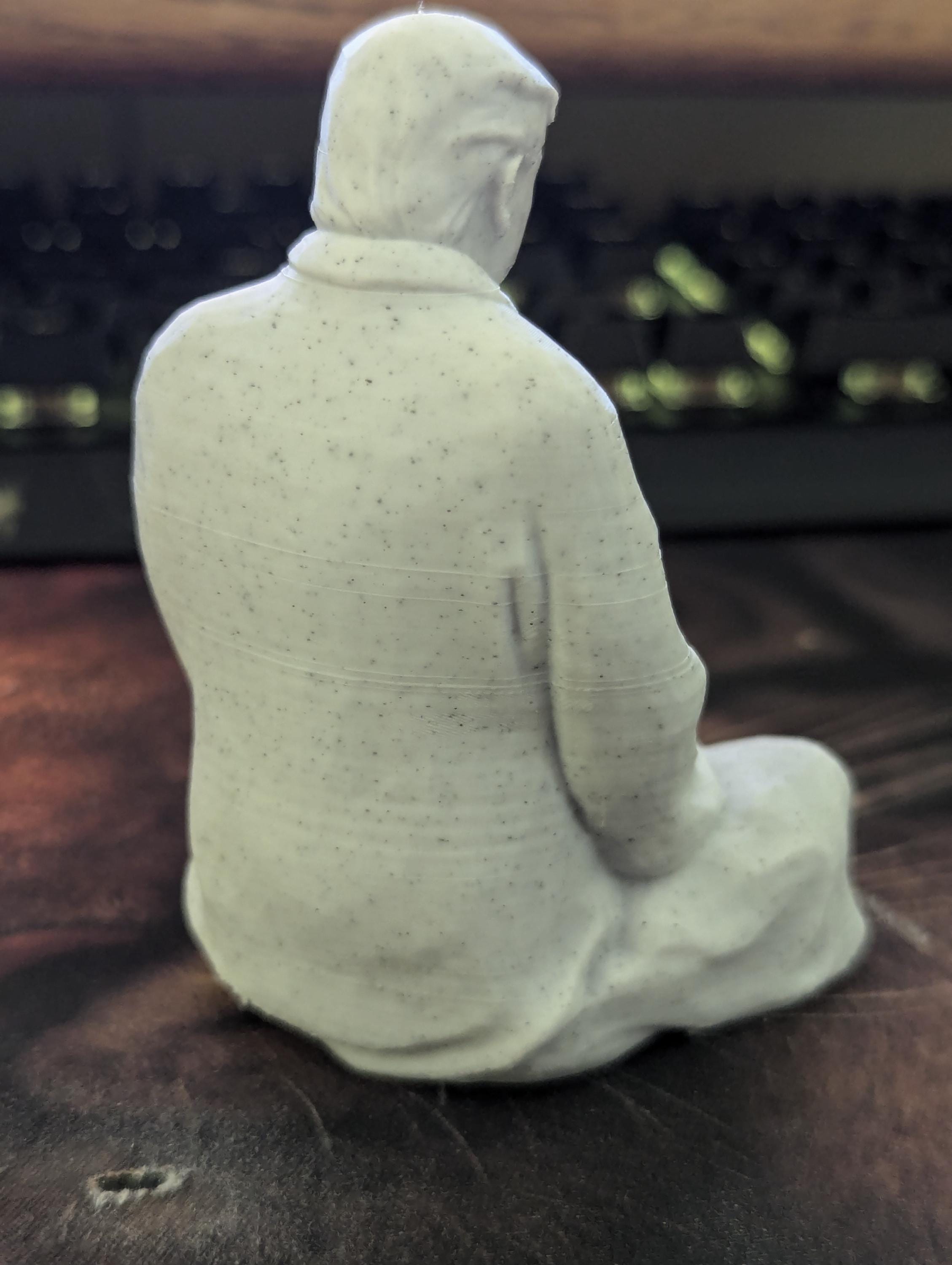 Trump Buddha Sculpture, 3D Printed, PLA, Marble/white Colors - Etsy