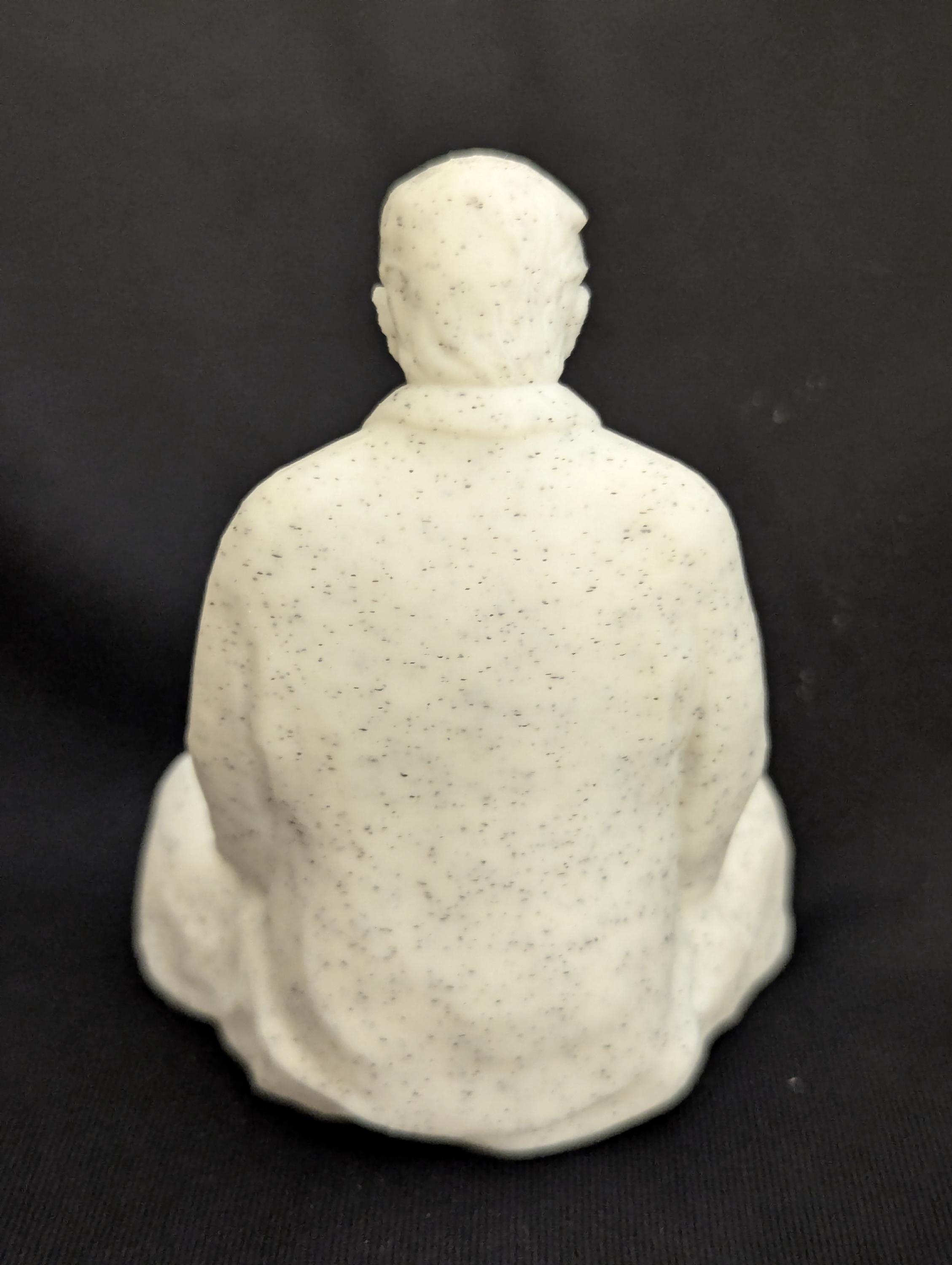 Trump Buddha Sculpture, 3D Printed, PLA, Marble/white Colors - Etsy