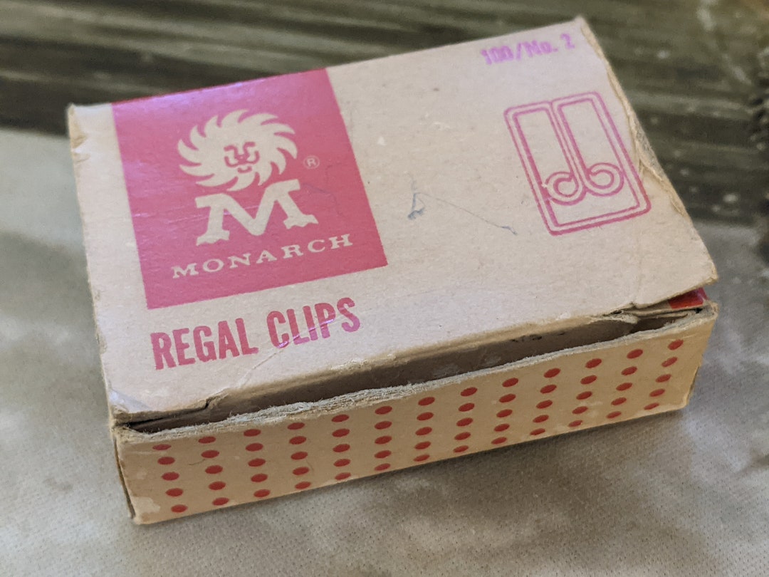 Vintage MONARCH No.2 Regal Clips - Etsy