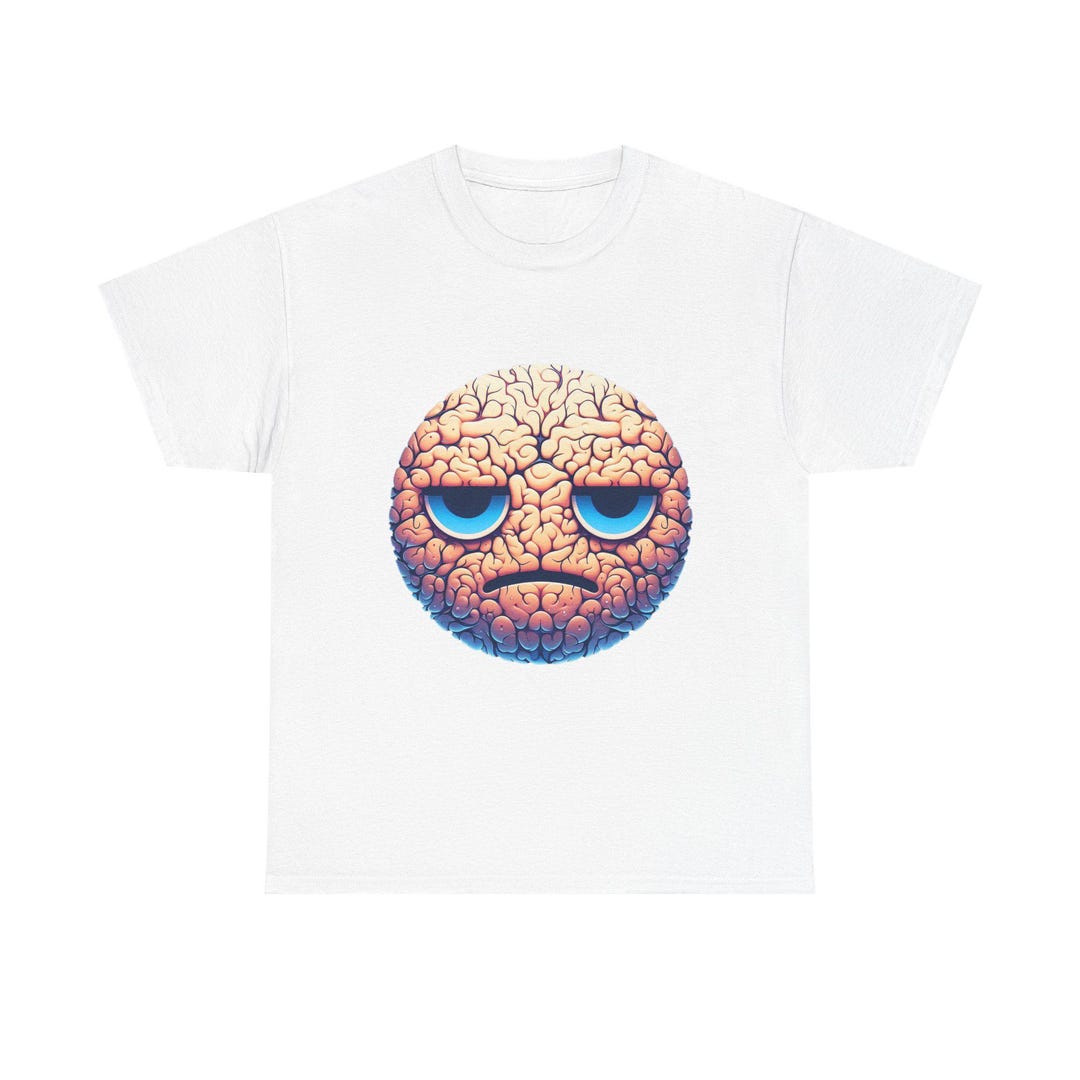 Irritated Brain Emote Face - Etsy